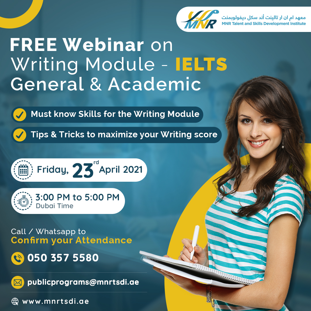 Attend our free Webinar on IELTS Writing Module – General & Academic ...